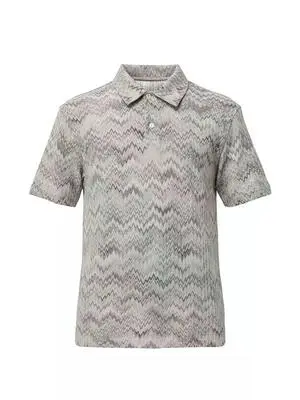 Missoni Zigzag-pattern Polo Shirt - Neutrals