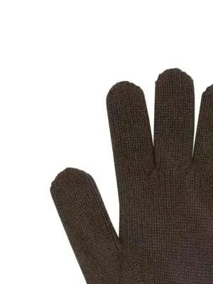 Eric Bompard Ribbed Gloves