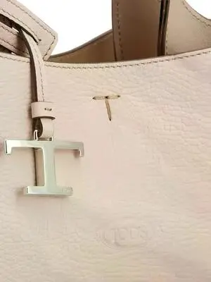 TOD'S T-charm Leather Mini Tote Bag