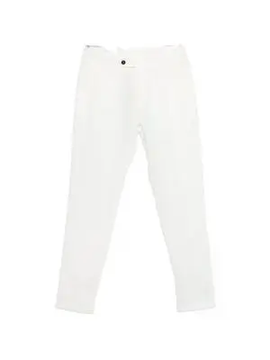 Eleventy Pleated Trousers - White