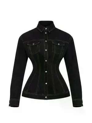 Wardrobe.NYC Buttoned Panelled Jacket