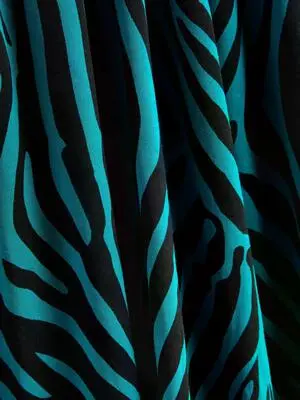 Diane Von Furstenberg Sonca Zebra-print Dress