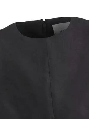 Balenciaga Cocoon Midi Dress - Black