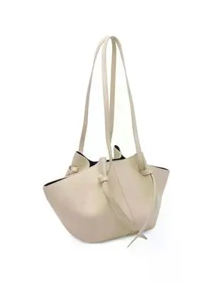 Yuzefi Satchel With Knot Detail - Neutrals