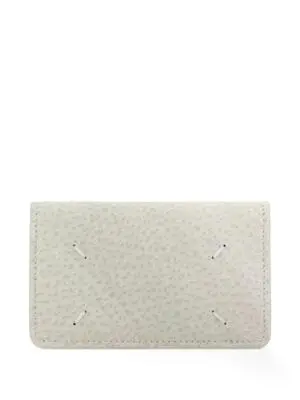 MAISON MARGIELA Stitch-detail Card Holder - White