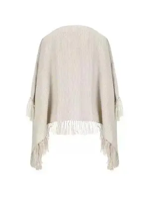 Brunello Cucinelli Tassel Poncho