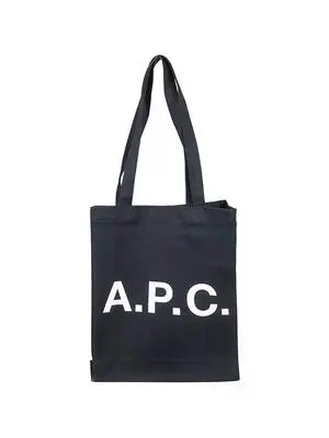 A.p.c. Logo Tote Bag - Black