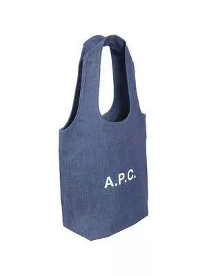 A.p.c. Ninon Printed Denim Tote Bag