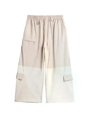 Y3 Colourblock Cotton Trousers