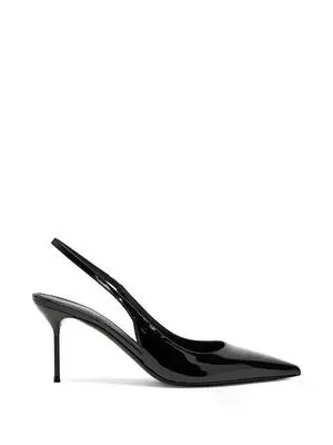 Paris Texas Lidia Slingback Pumps - Black