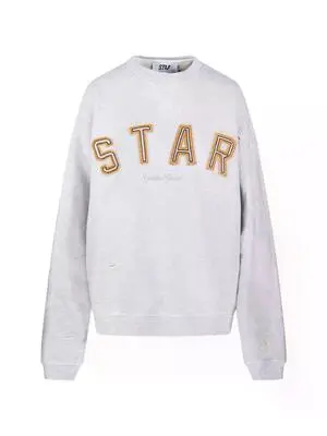 GOLDEN GOOSE Star-graphic Crew-neck Sweatshirt - Grey
