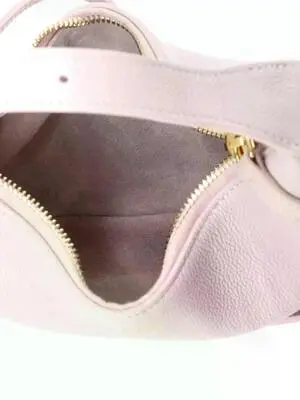 Celine Lulu Bag Leather Teen Hobo Bag - Pink