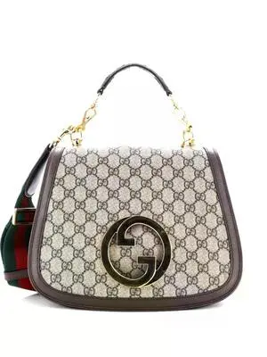 Gucci Blondie Top Handle Satchel - Brown