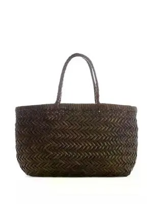 Dragon Diffusion Woven Pendant Tote - Green