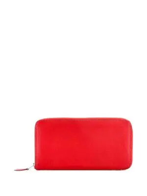 Hermès Azap Zip Around Wallet Chevre Mysore Long Small Wallets - Red