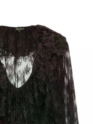 Luisa Spagnoli Lace Ruffled Blouse