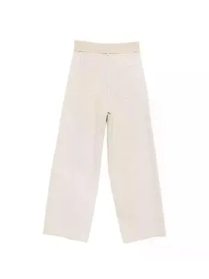 ALYSI Contrast-waist Trousers