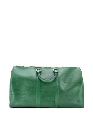 LOUIS VUITTON Keepall Bag Epi Leather 45 Travel Bag - Green