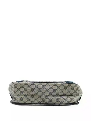 Gucci Gg Supreme Crossbody Bag - Grey
