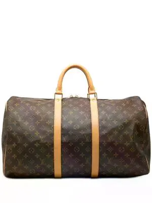 LOUIS VUITTON 2011 Monogram Keepall 50 Travel Bag - Brown