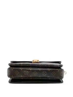 LOUIS VUITTON 2016 Monogram Pochette Metis Satchel - Brown