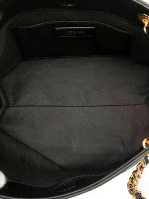 Versace 1990-2000 La Medusa Leather Shoulder Bag