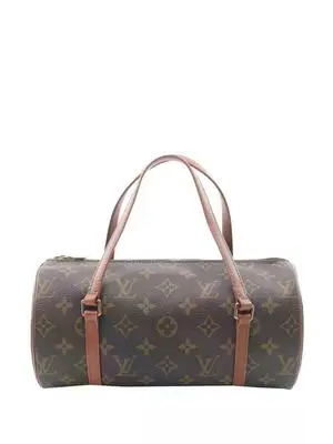 LOUIS VUITTON 1996 Monogram Papillon 26 Handbag - Brown