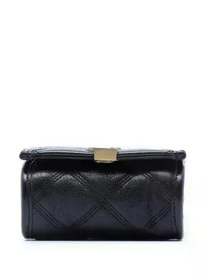 Saint Laurent 2021 Baby Quilted Lambskin Becky Belt Bag - Black