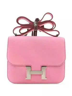 Hermès 2021 Mini Epsom Constance Iii 18 Crossbody Bag - Pink