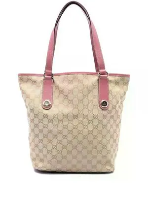Gucci 2000-2015 Gg Canvas Charmy Tote Bag - Brown