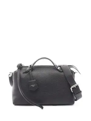 Fendi 2010-2025 Medium Leather The Way Soft Satchel - Black