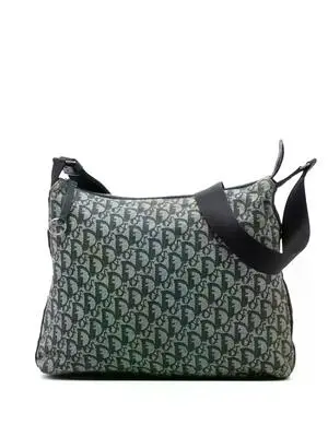 Dior 2011 Diorissimo Trotter Canvas Crossbody Bag - Blue