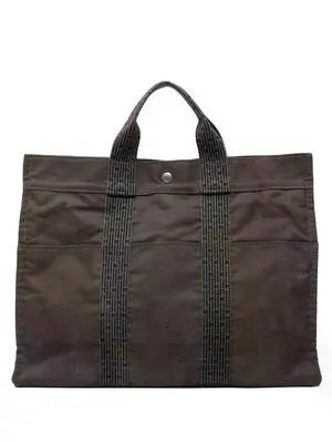 Hermès 1990-2010 Canvas Herline Mm Tote Bag - Grey