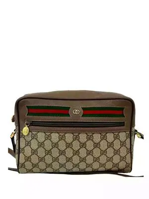 Gucci Gg Supreme Web Crossbody Bag
