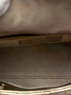 Dior 2018 Mini Lambskin Cannage Lady Satchel - Gold