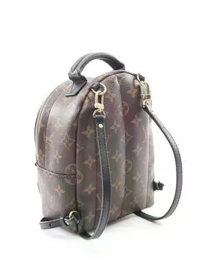 LOUIS VUITTON 2010-2025 Monogram Mini Palm Springs Backpack - Brown