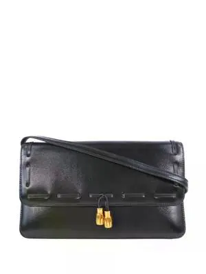 Hermès 1985 Calfskin Tassel Shoulder Bag - Black