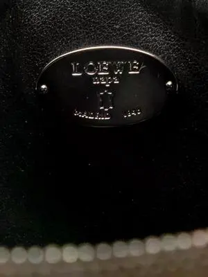 Loewe 2011 Leather Anagram Pouch