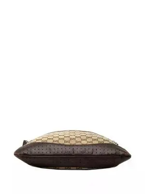Gucci Gg Canvas Crossbody Bag - Brown