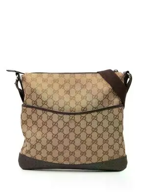 Gucci 2000-2015 Gg Canvas Crossbody Bag - Brown