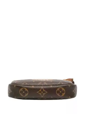LOUIS VUITTON 2007 Monogram Trunks And Bags Mini Pochette Accessoires - Brown