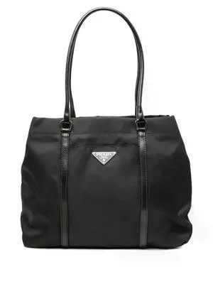 Prada 2013-2025 Tessuto Shoulder Bag - Black