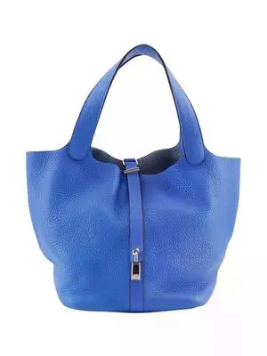 Hermès 2016 Clemence Picotin Lock 22 Handbag - Blue