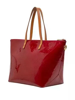 LOUIS VUITTON 2007-2020 Monogram Vernis Bellevue Gm Tote Bag - Red