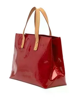LOUIS VUITTON 2007 Monogram Vernis Reade Pm Handbag - Red