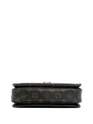 LOUIS VUITTON 2016 Monogram Pochette Metis Satchel - Brown