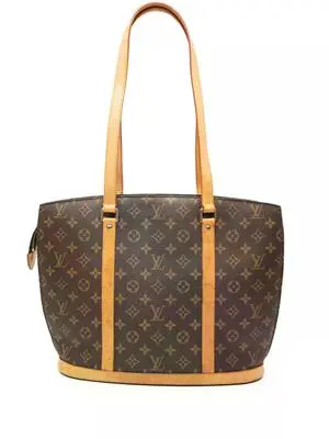 LOUIS VUITTON 1997 Monogram Babylone Tote Bag - Brown