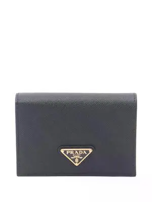 Prada 2013-2025 Saffiano Wallet Small Wallets - Black
