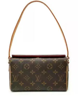 LOUIS VUITTON 2005 Monogram Recital Shoulder Bag - Brown