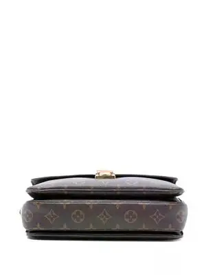 LOUIS VUITTON Monogram Pochette Metis Satchel - Brown